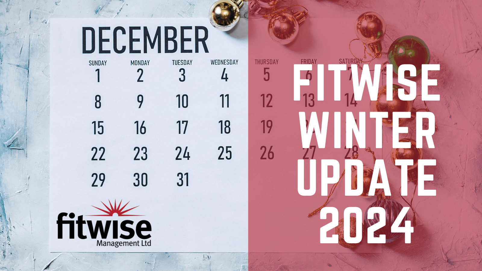 Fitwise Winter Update 2024 - Fitwise